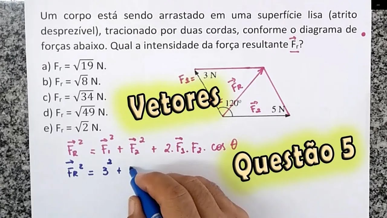 Física - Vetores | Questão 5 | Prof. Edson Dias - YouTube