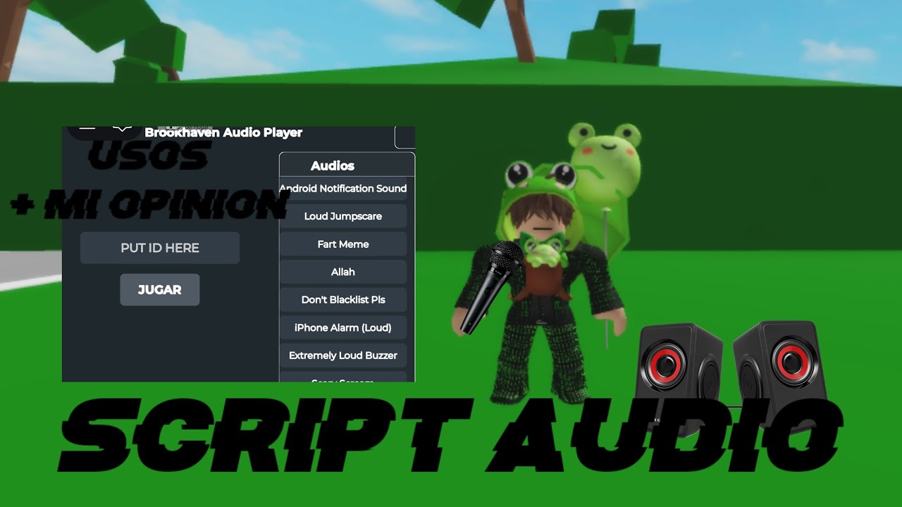 🧐Script Fe audio broohkaven roblox/Usos + mi opinión🧐 - YouTube