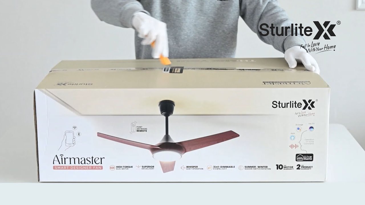 Seamless Installation of Airmaster Smart Designer Fan with LED ...