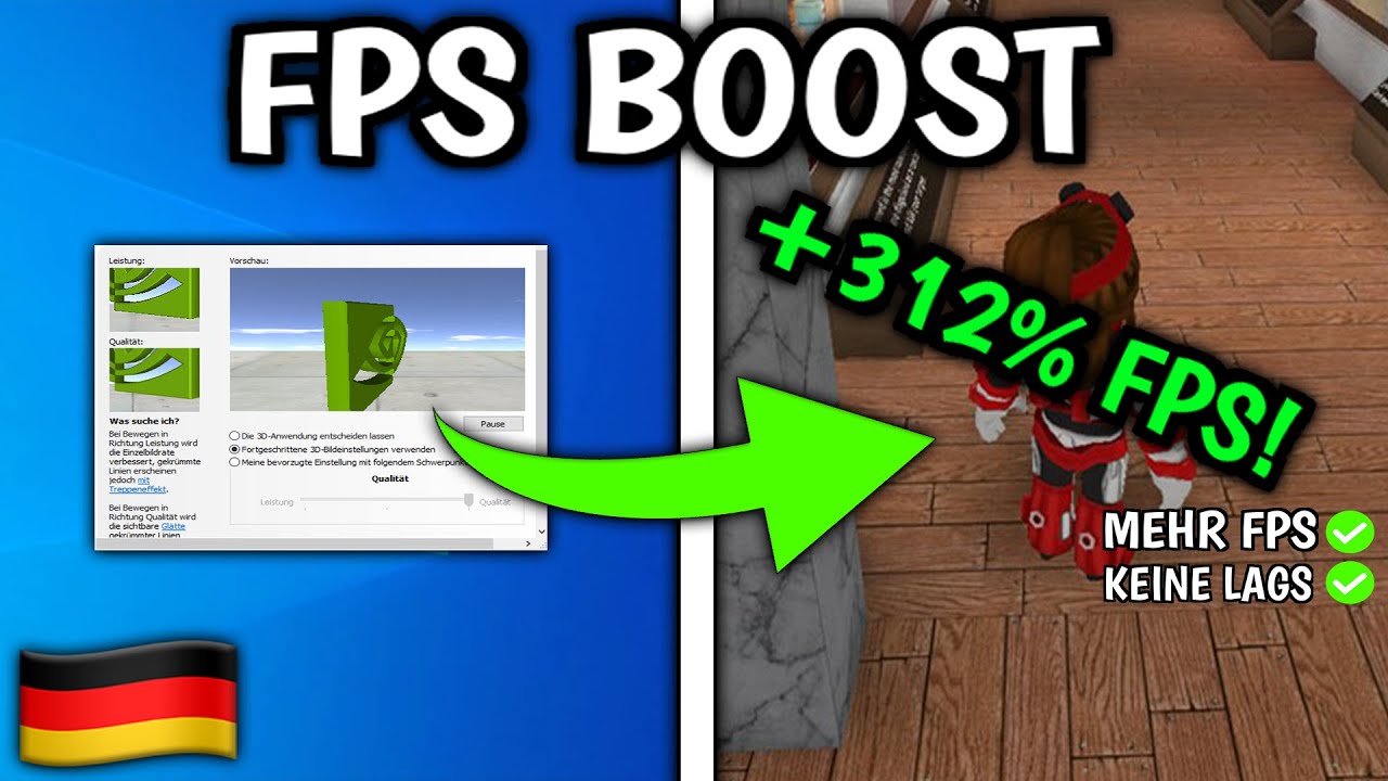SO bekommst DU +300 FPS in Roblox (FPS Boost) - YouTube