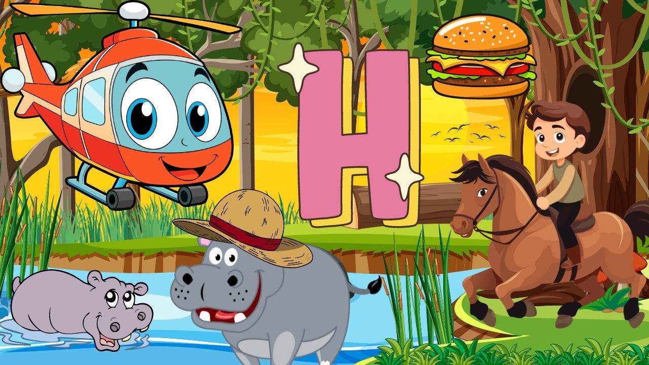 Let's Learn With H Words Today! #cartoon #animated #learn #learning # ...