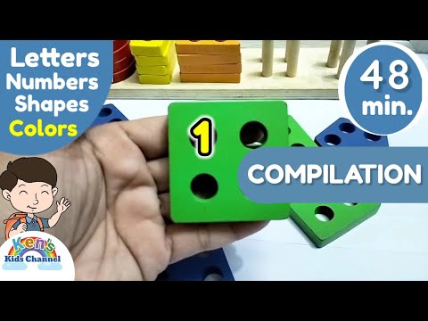 Learn Numbers, Colors, Shapes, and Letters | Educational Toys for Kids ...