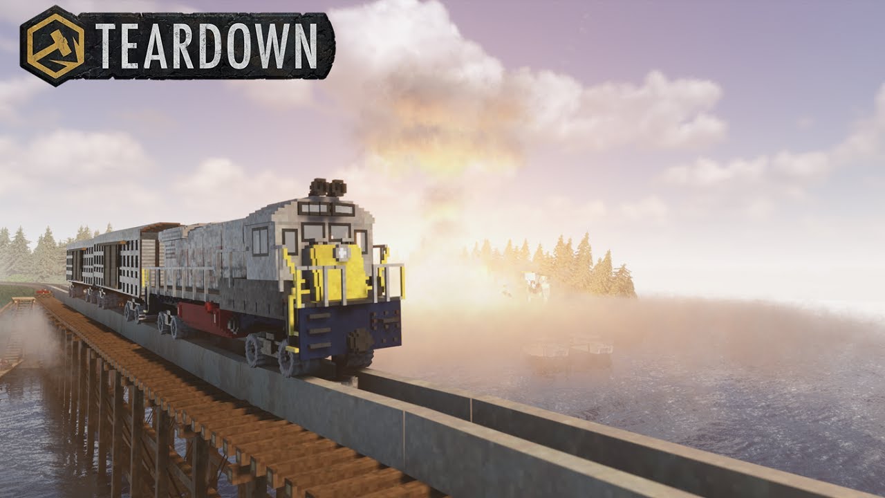 TEARDOWN - Let's Destroy Arson Bridge Train Map - Nuclear Bomb ...