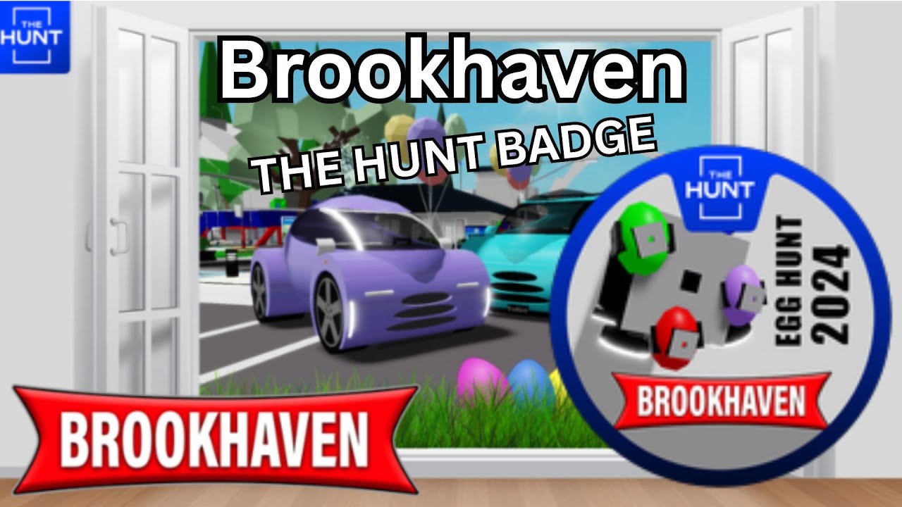 (THE HUNT) Brookhaven RP Badge | Roblox - YouTube