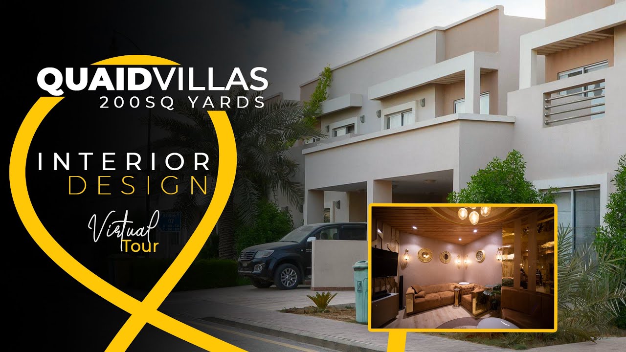 200 Sq Yards Quaid Villa with a Gold-Class Interior Design | Bahria ...