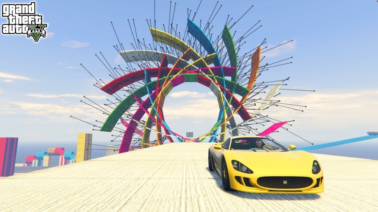 GTA-5! PARKOUR RACE CHALLENG GTA-5! DANGEROUS Parkour Race GTA-5! - YouTube