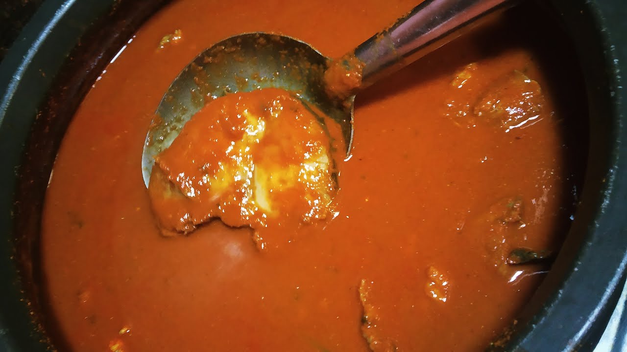 Anjal fish curry/Seer fish gravy/Fish curry recipe - YouTube
