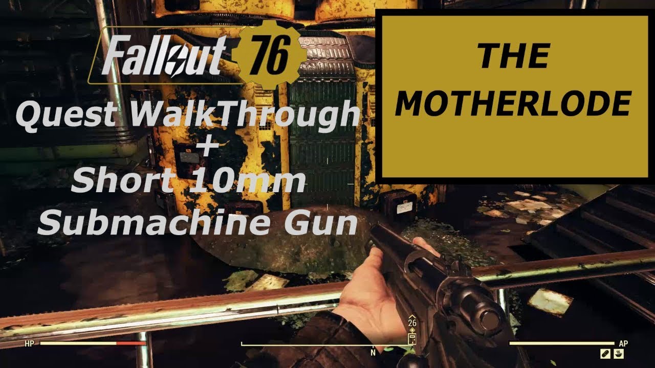 Fallout 76 - The Motherlode - Quest Walkthrough + Bonus Short 10mm ...