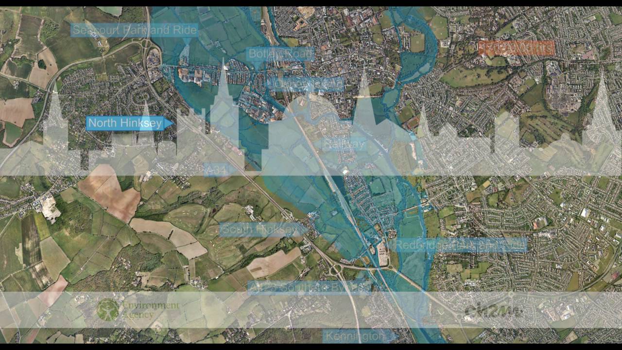 Flood risk in Oxford before and after the Oxford Flood Alleviation ...