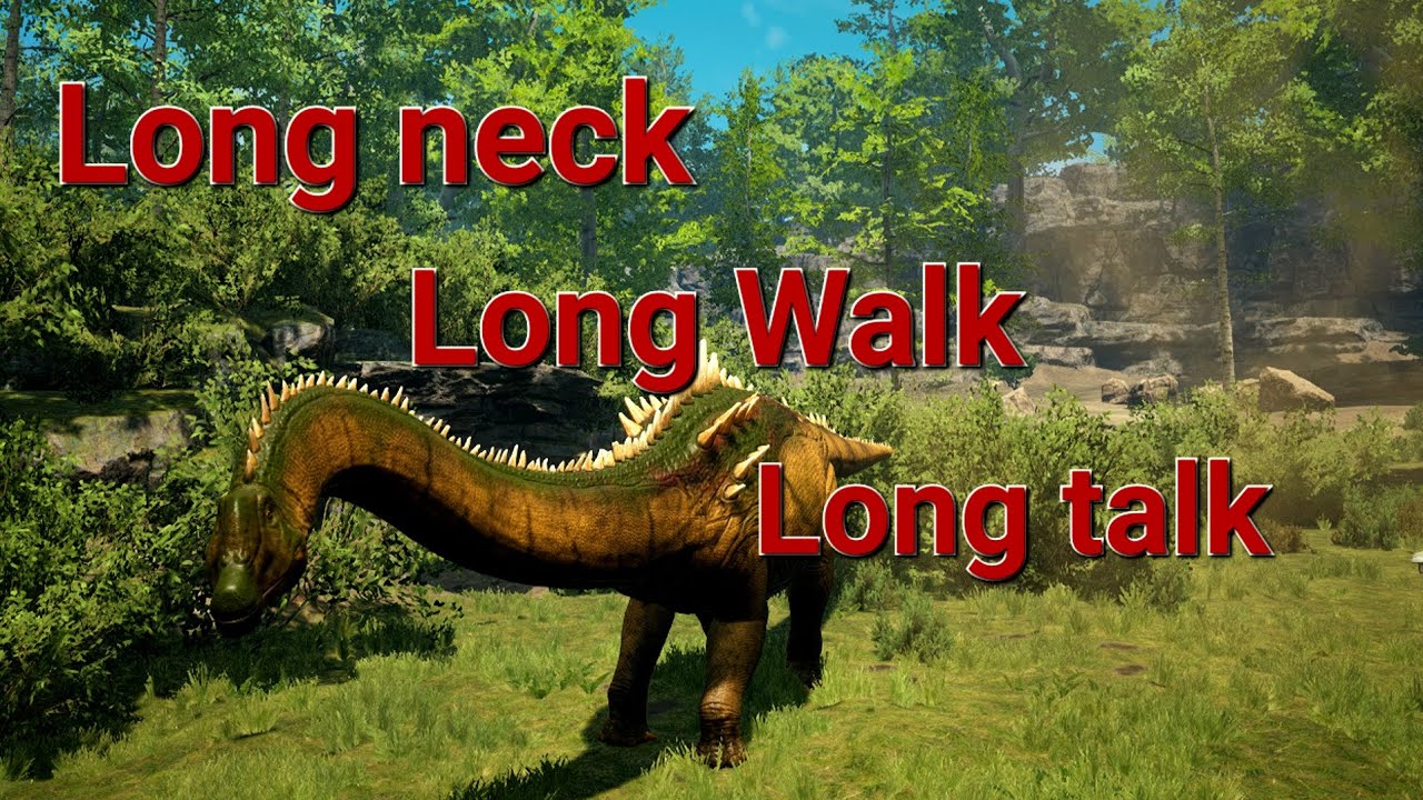 Talking and Walking - Ampelosaurus - Path of titans - YouTube