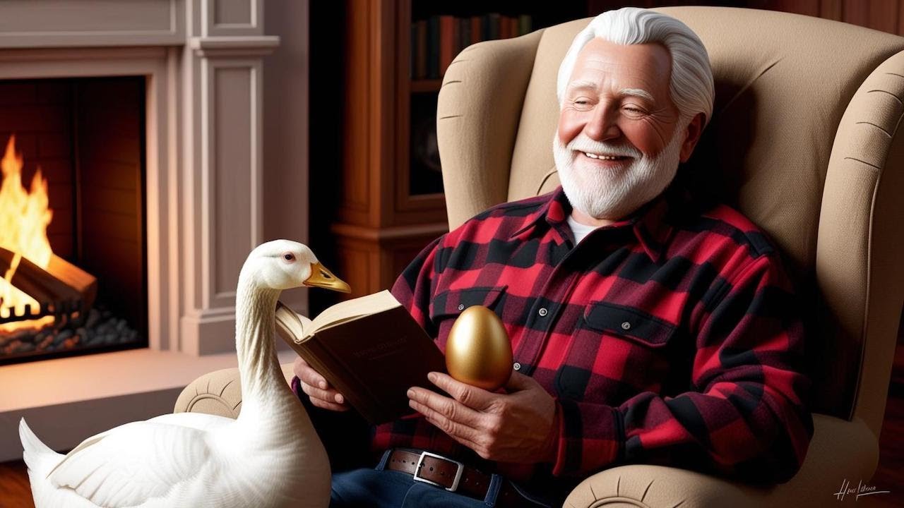 Papa Pete reads THE GOOSE AND THE GOLDEN EGGS #aesopsfables # ...