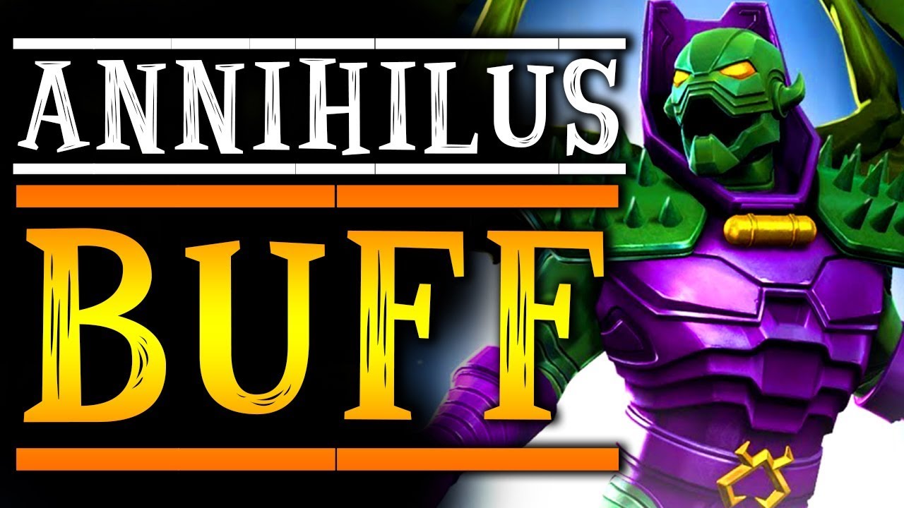 MCOC ANNIHILUS BUFF - MARVEL CONTEST OF CHAMPIONS - YouTube
