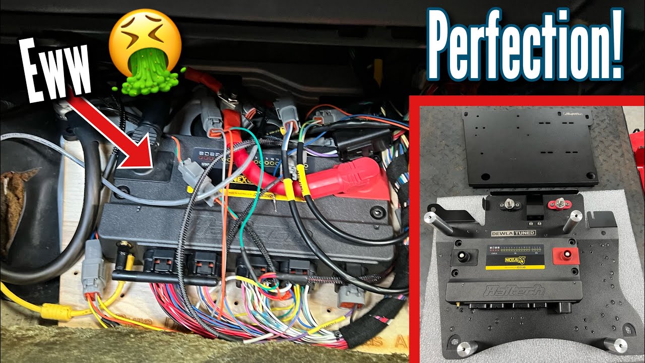 DEWLA TUNED Supra Modular ECU mount (Must Buy) - YouTube