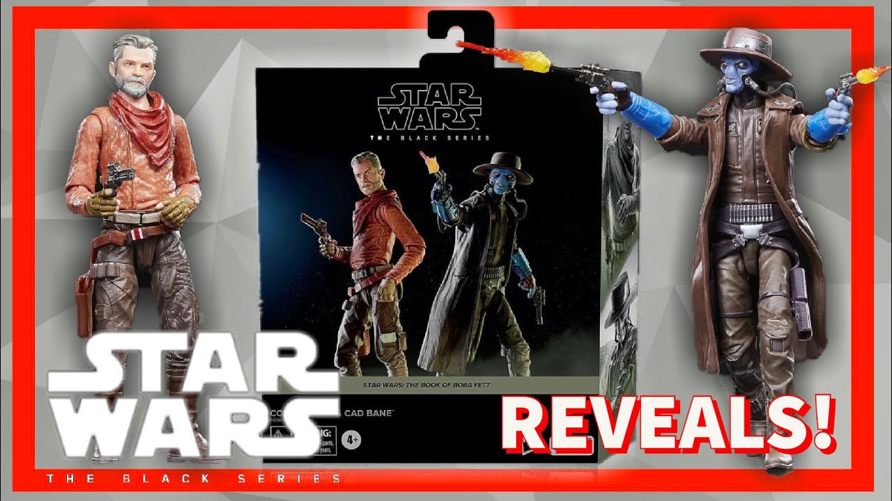 The Black Series Cad Bane And Cobb Vanth 2 Pack! - YouTube