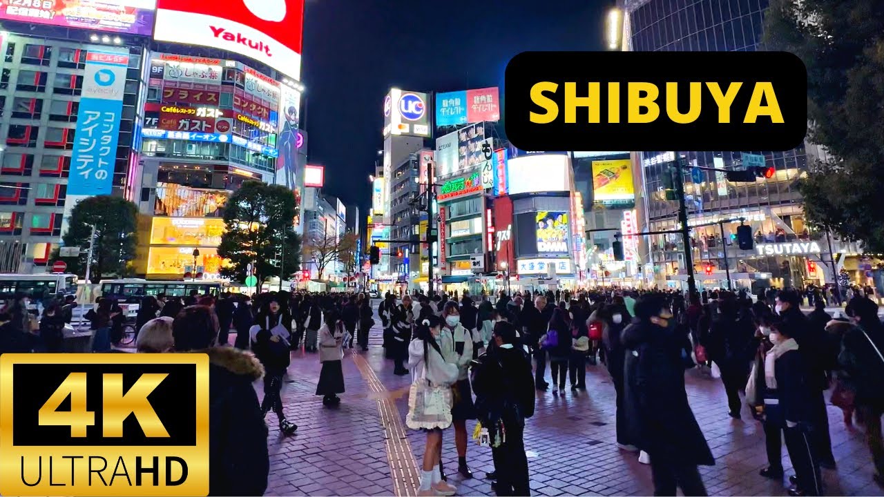 TOKYO, JAPAN 🇯🇵 [4K] SHIBUYA — 1 HOUR Walking Tour - YouTube