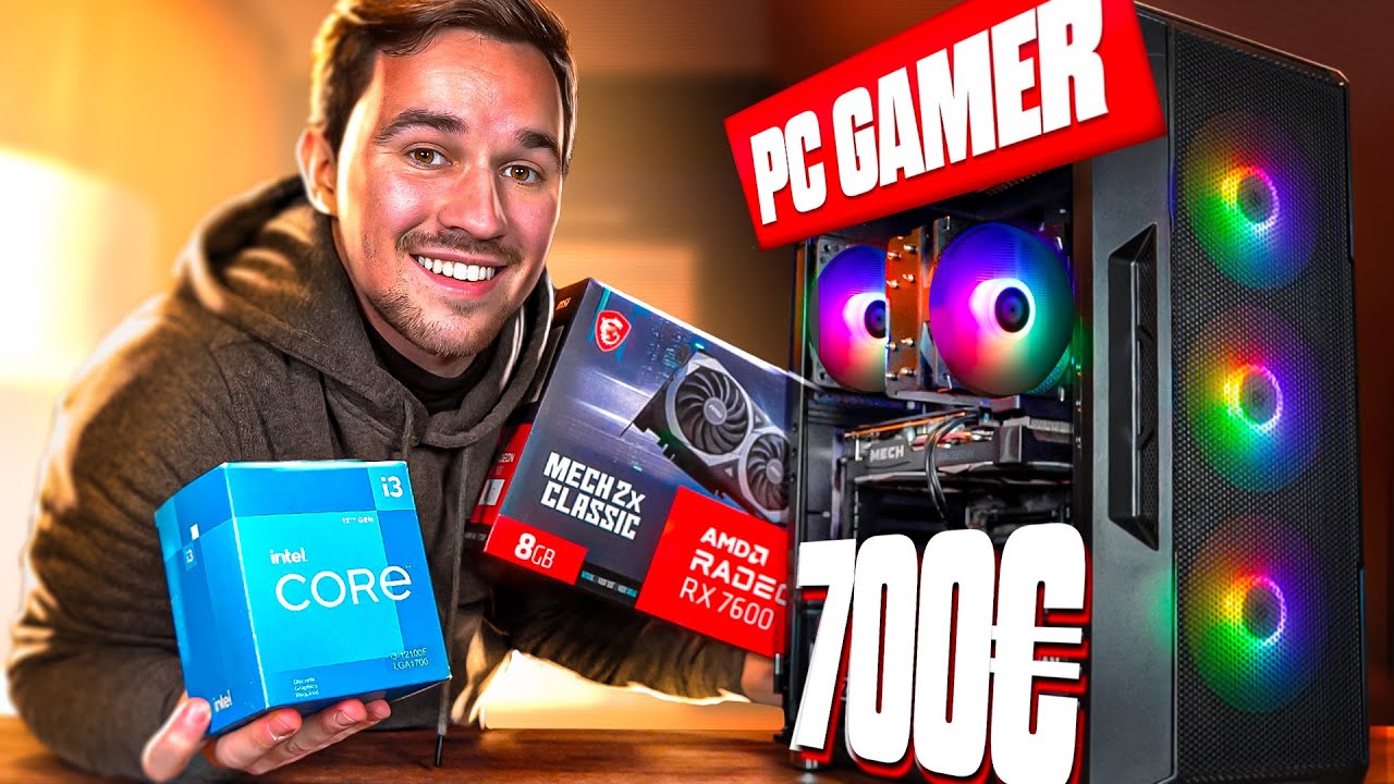MONTER UN PC GAMER à 700€ / 750€ en 2024 ! - YouTube
