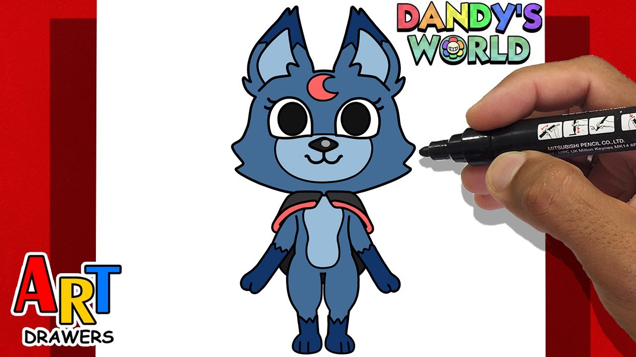 How to draw Eclipse Dandy's World |🎃HALLOWEEN ️CAN YOU DRAW?🤔 - YouTube