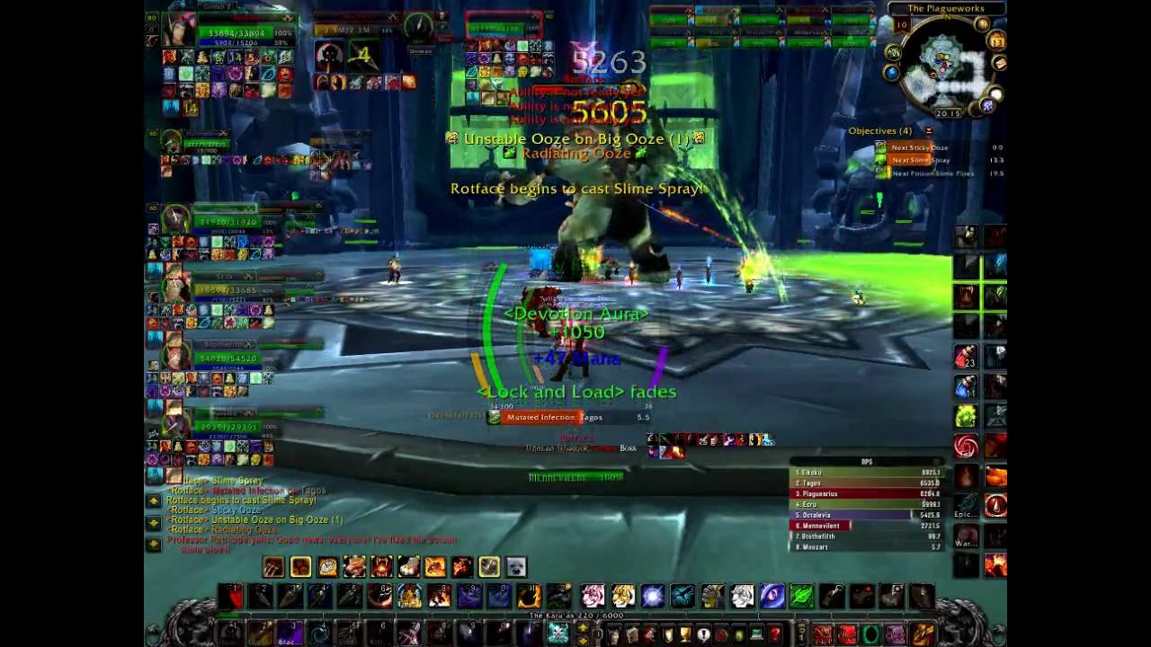 WoW - Alternate Endings Vs. Rotface - YouTube