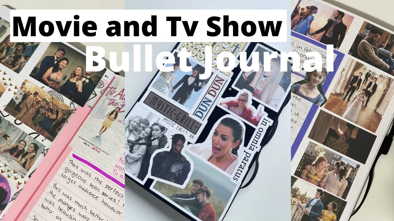 MOVIE AND TV SHOW BUJO | 2021 favourites | jan to march - YouTube