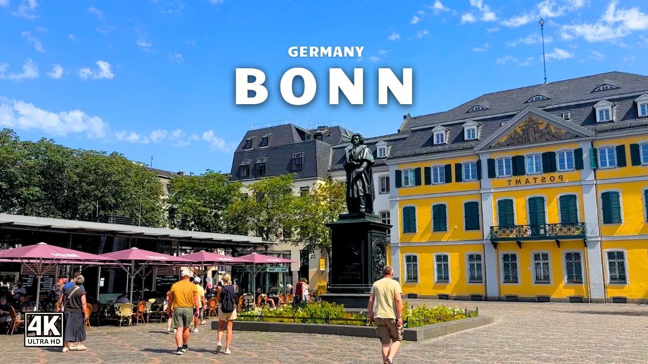 Bonn, Germany 4K HDR Walking Tour | Explore Historic Landmarks & Scenic ...