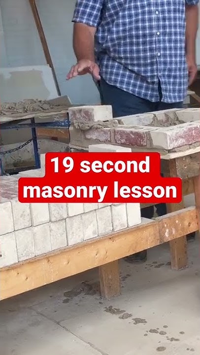 A Brief #masonry Lesson - YouTube