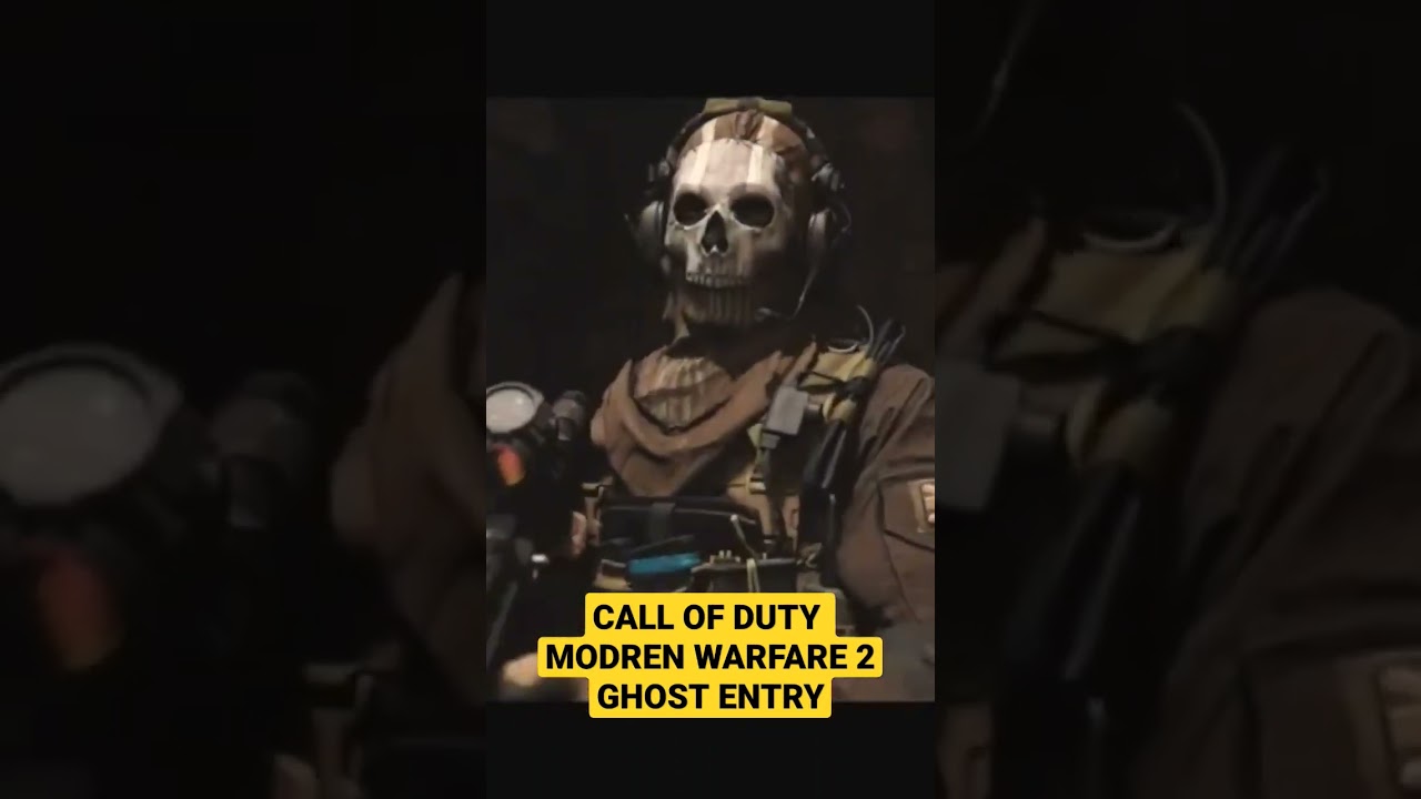 Ghost Entry Scene COD MW2 #shorts - YouTube