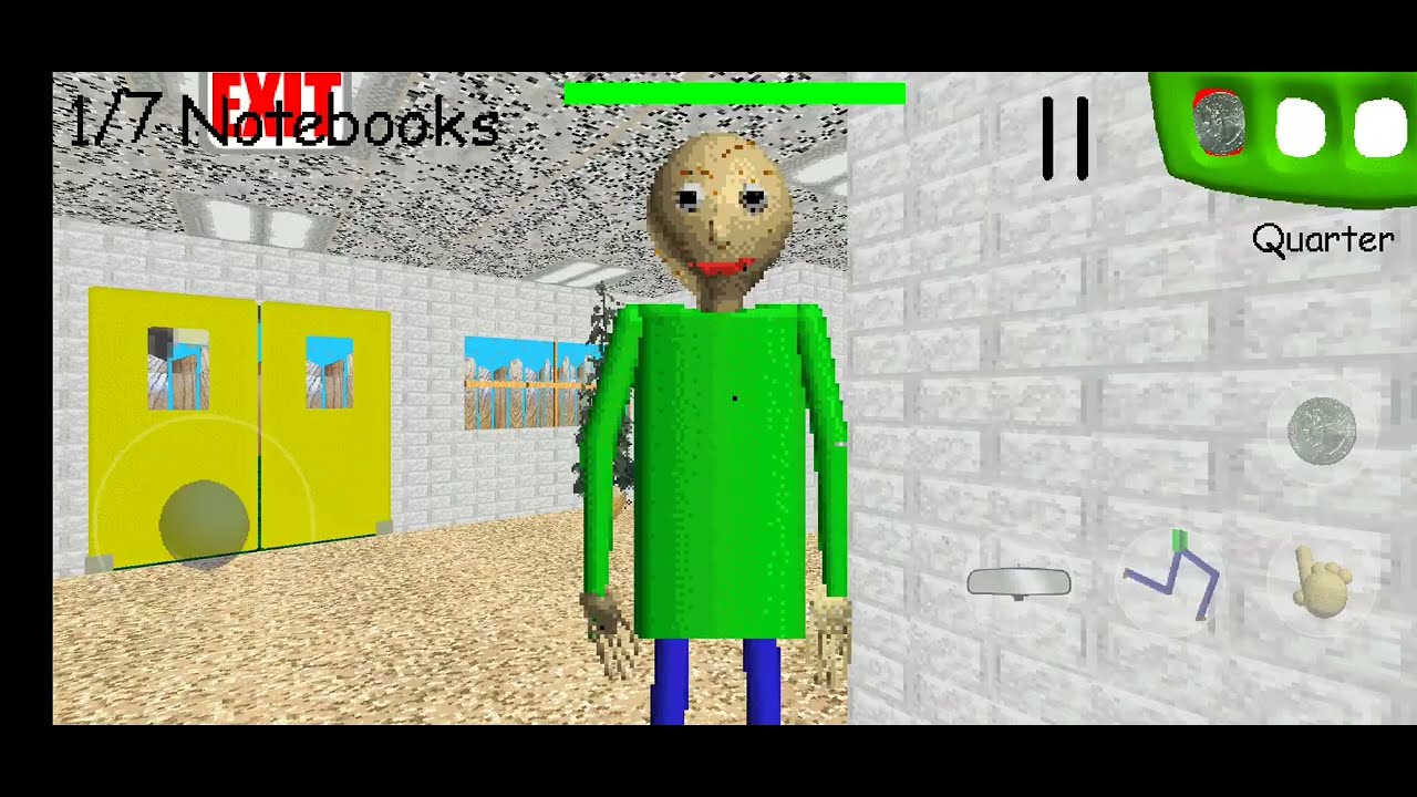 I played baldi's basics?!?! - YouTube