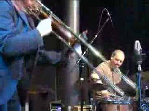 Gail Brand (trombone) and Mark Sanders (drums) - YouTube