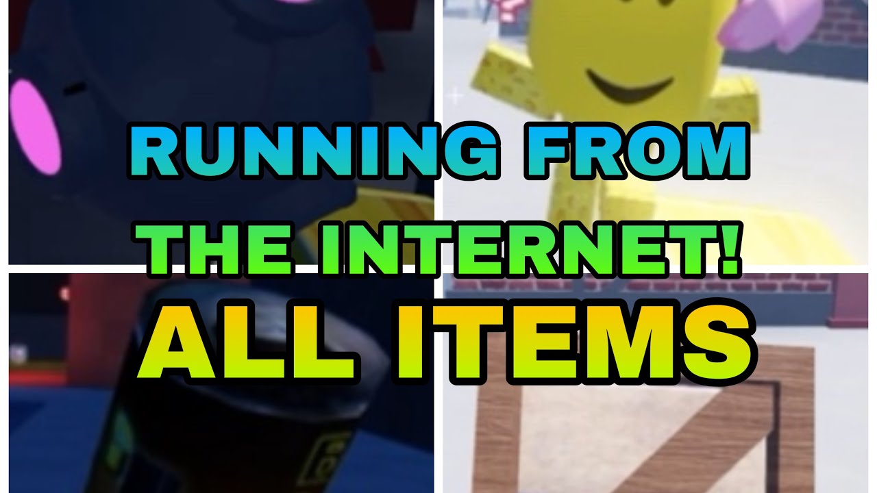 ALL *ITEMS * IN ROBLOX RUNNING FROM THE INTERNET - YouTube