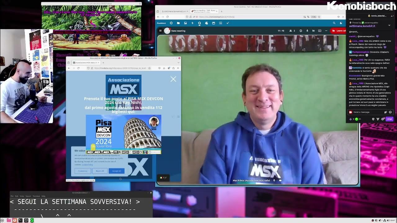 Intervista a Max Privrat, presidente dell'Associazione MSX Italia - YouTube