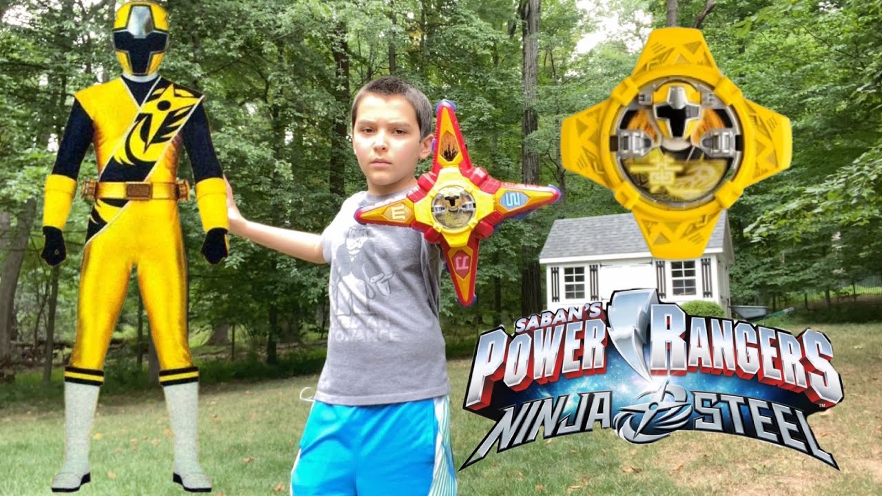 Power Rangers Ninja Steel Yellow Ranger Morph - YouTube
