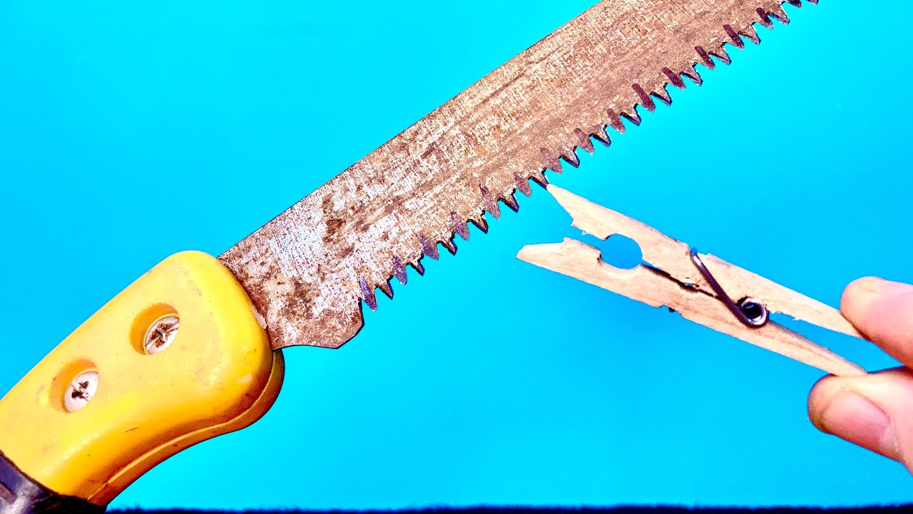 Make the Hand Saw 🪒 Sharp as a Razor. With the Latch! - YouTube
