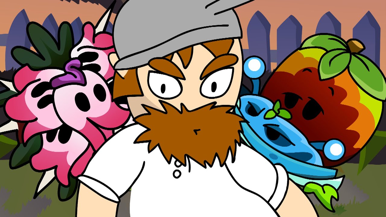 Dave Creates New Plants Animation Plants vs. Zombies 2 Cartoon - YouTube