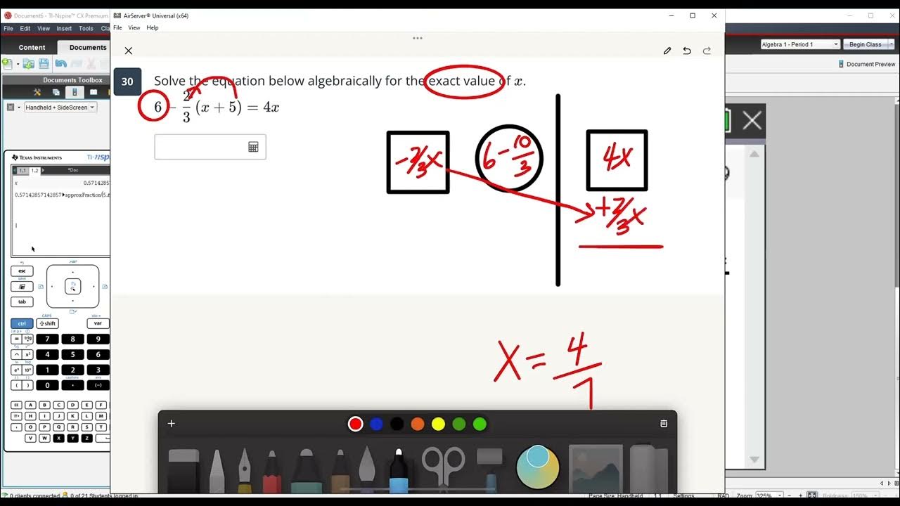 First Quarter Benchmark Algebra 1 Exam, Q30 - YouTube