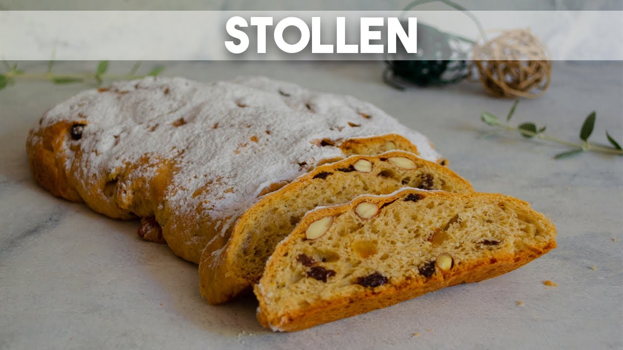 STOLLEN, el Pan Dulce que dura mas tiempo - YouTube