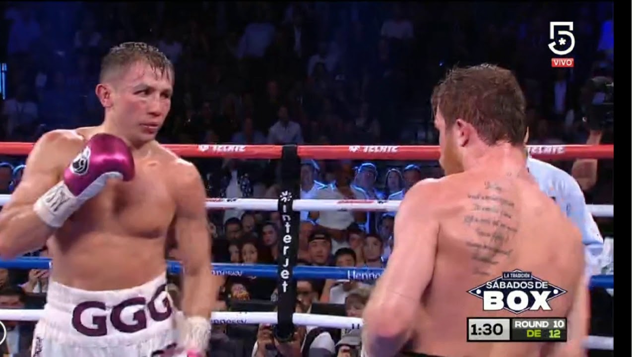 Canelo Álvarez vs Triple G Round 10 - YouTube