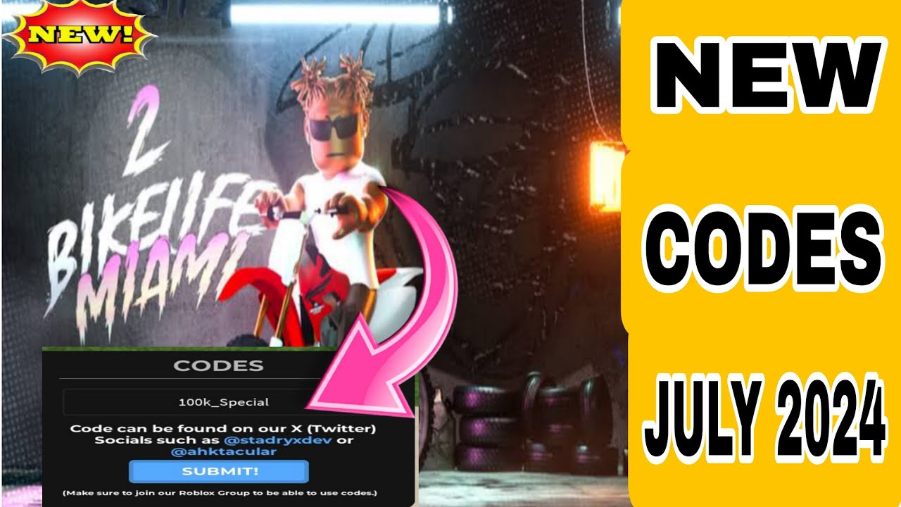 *NEW* ALL WORKING CODES FOR BIKELIFE MIAMI 2 IN 2024! ROBLOX BIKE LIFE MIAMI 2 CODES - YouTube