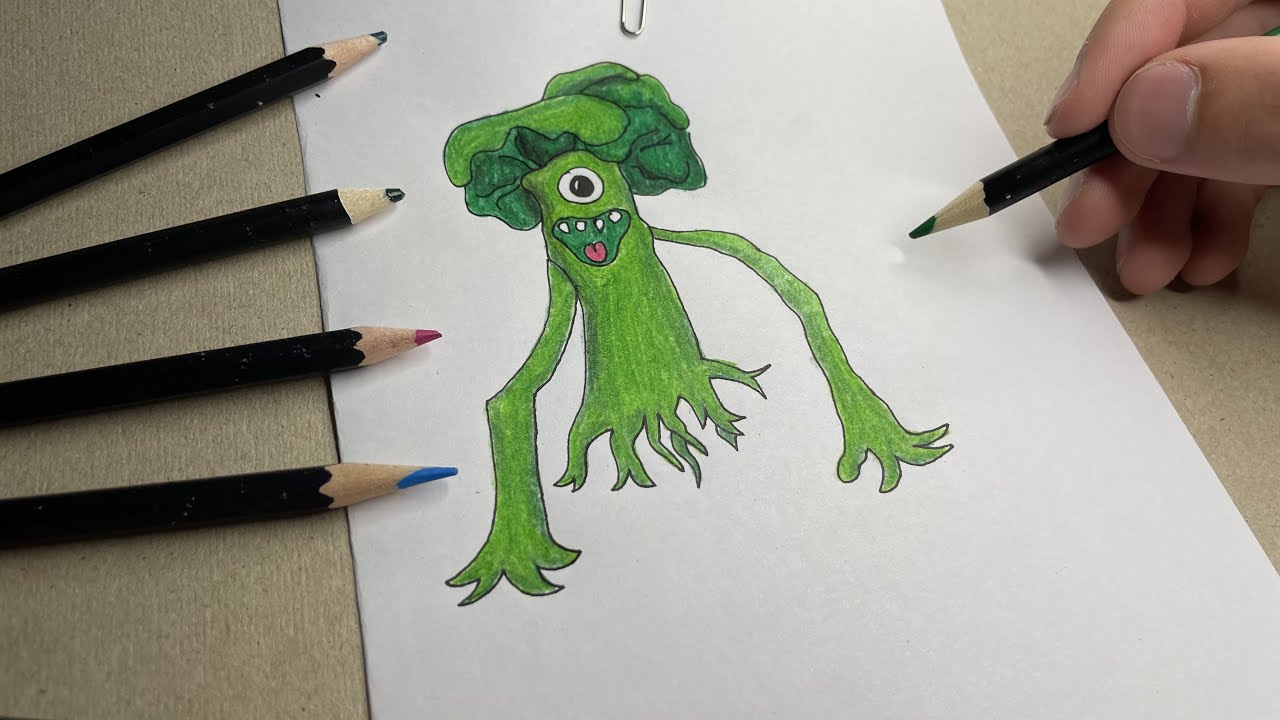 How to draw Tall Victor from Garten of Banban 3 Very Easy - YouTube