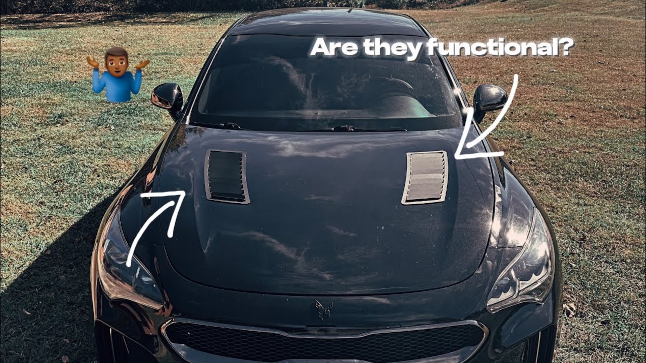 Can you keep water out of the engine bay with hood vents? - YouTube