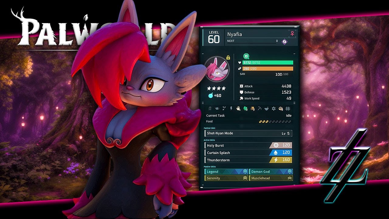 How Good Is Nyafia's Shotgun Partner Skill: Palworld - YouTube