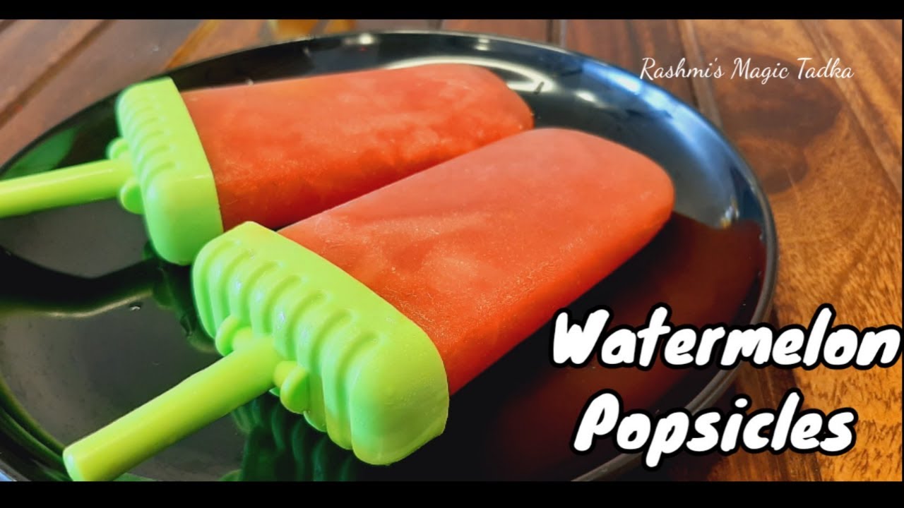 Watermelon Popsicles |Watermelon Ice Candy | Homemade Watermelon ...