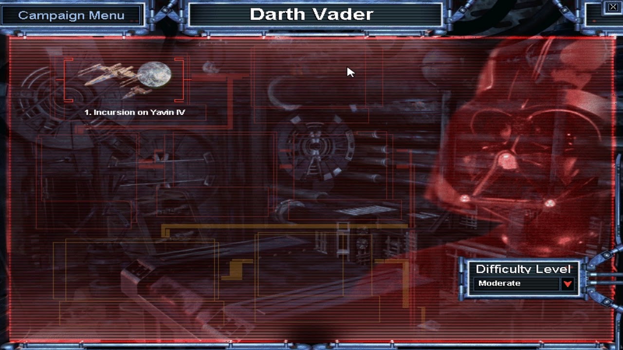 Star Wars Galactic Battlegrounds (PC) Darth Vader 1 Intro - YouTube
