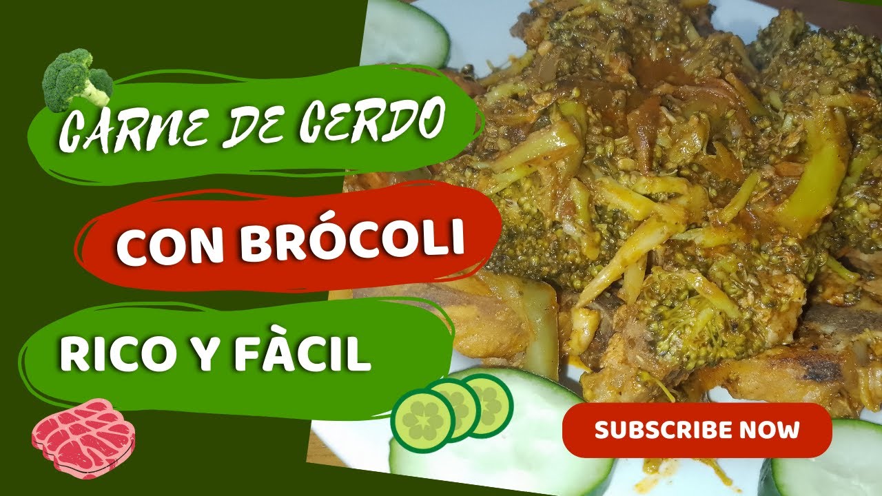 Carne de Cerdo con Brócoli/ Pork with Broccoli/ El chef Dolens - YouTube
