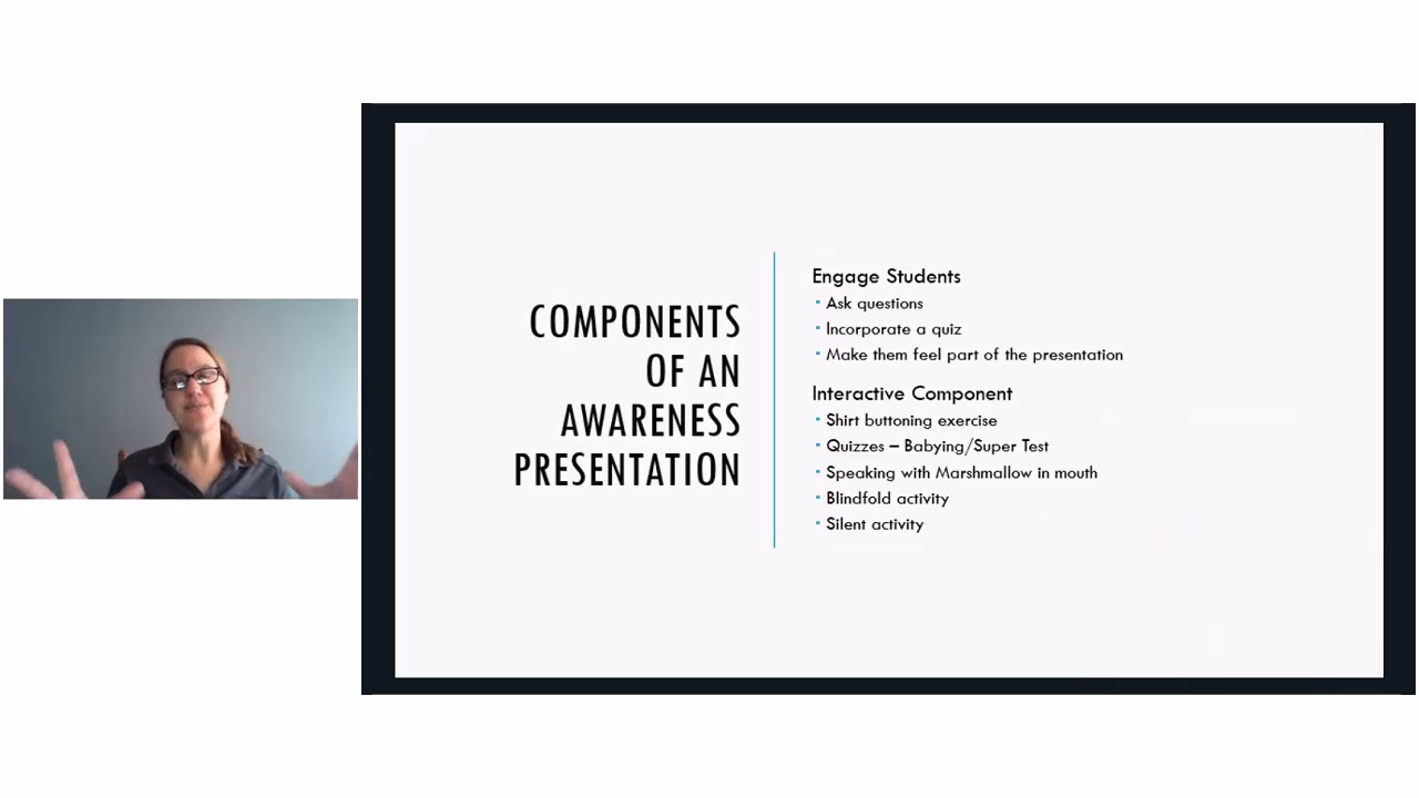 How To Do a School Awareness Presentation - YouTube