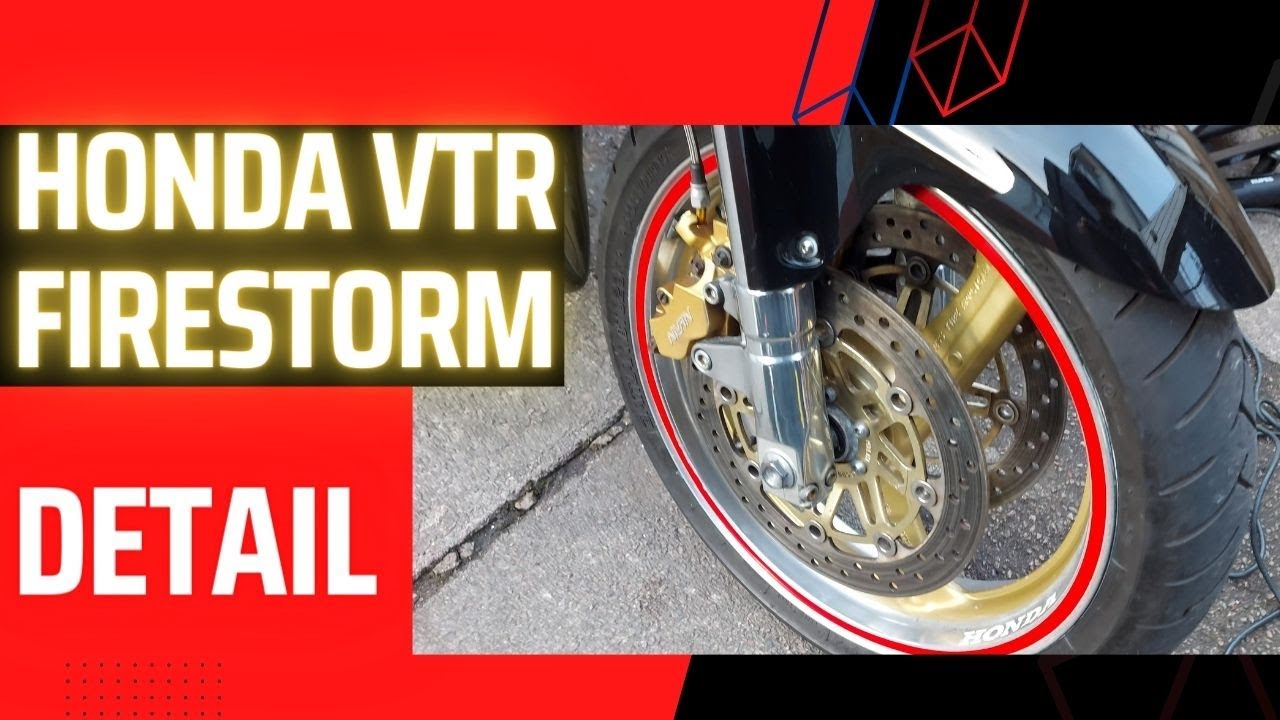 Honda VTR 1000 Firestorm Detail - YouTube