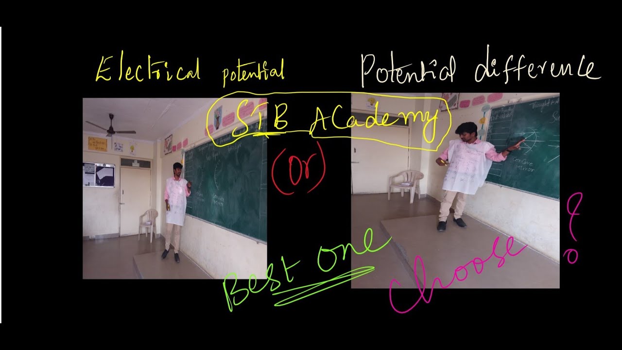 Electrical potential and Potential difference explanation - YouTube