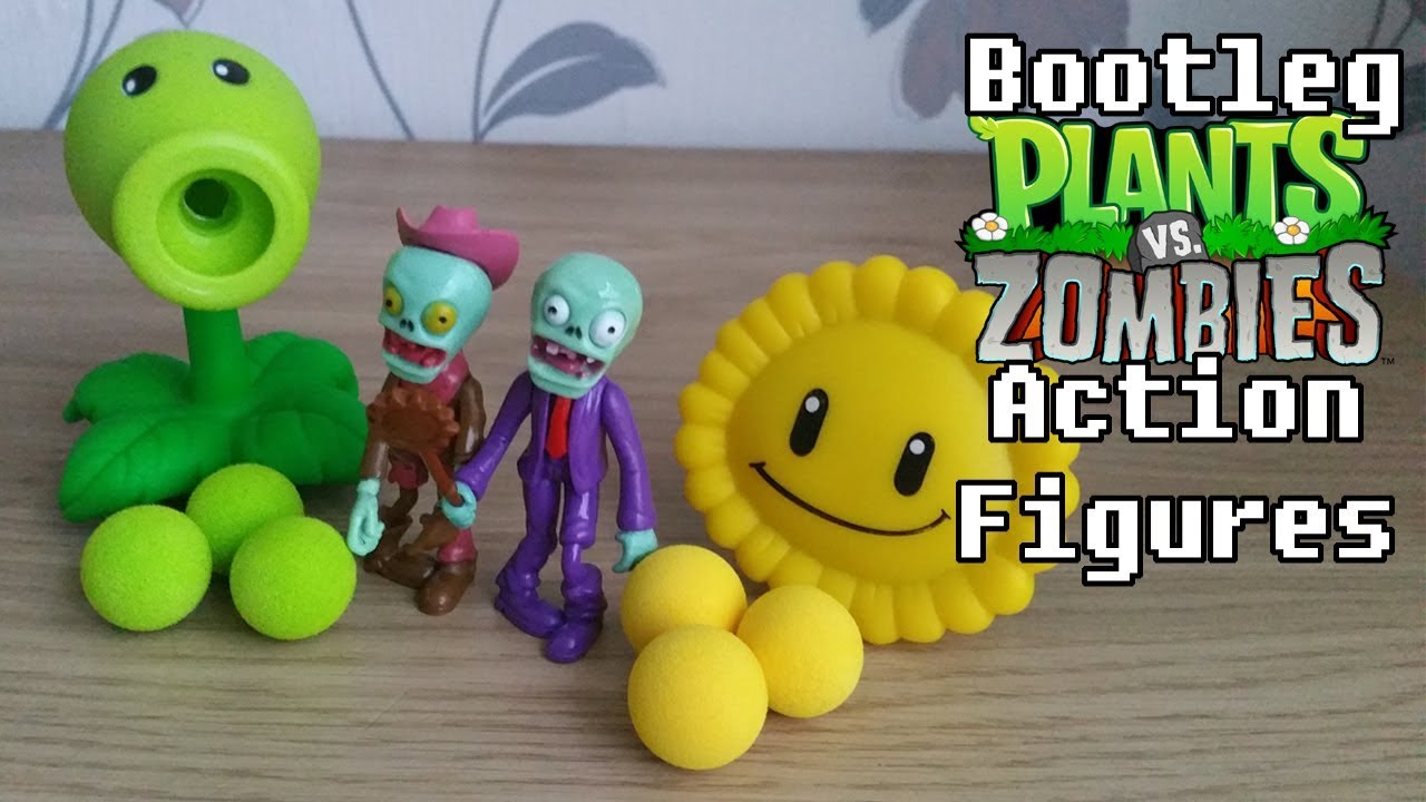 Bootleg Plants VS Zombies Action Figures - YouTube