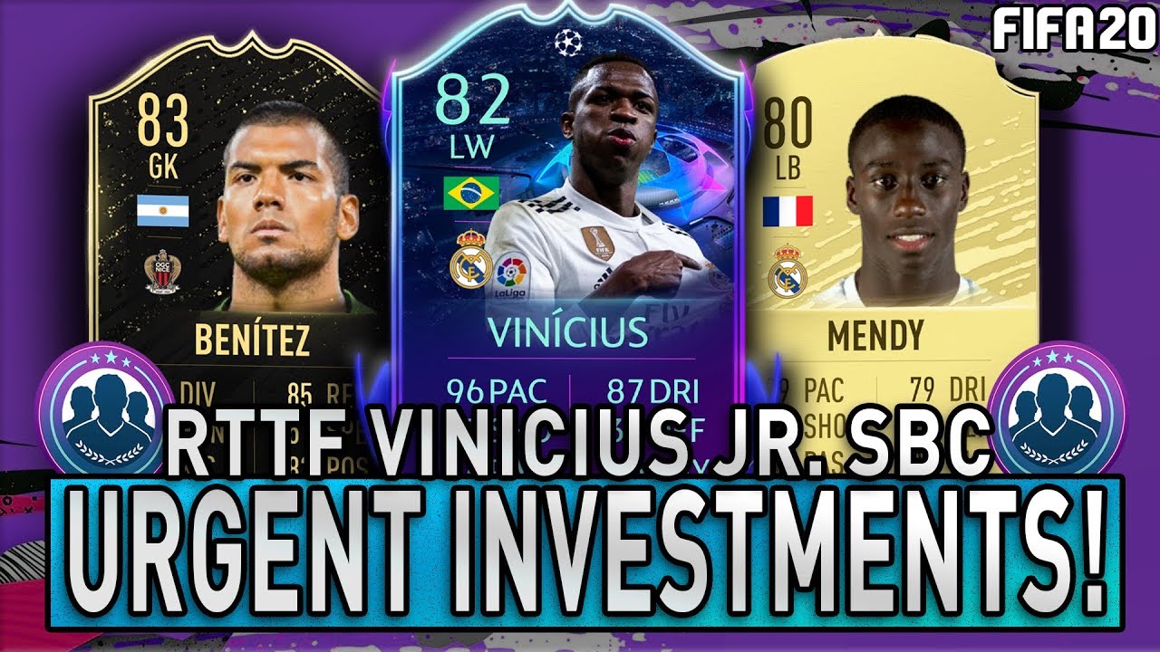 FIFA 20 RTTF VINICIUS JR SBC TRADING GUIDE! | FIFA 20 TRADING TO GLORY ...