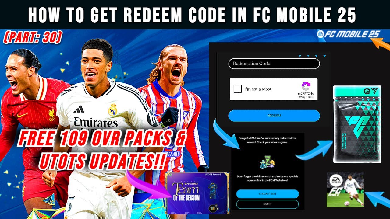 How to get Redeem code guide in FC Mobile 25 - Redeem code guide in FC ...