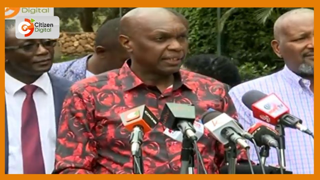 Jeremiah Kioni: The President has guided us by signing the agreement of ...
